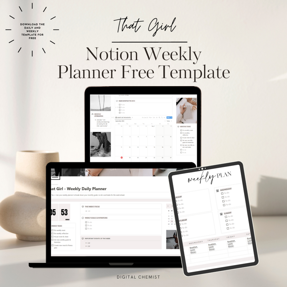 That Girl Weekly Planner