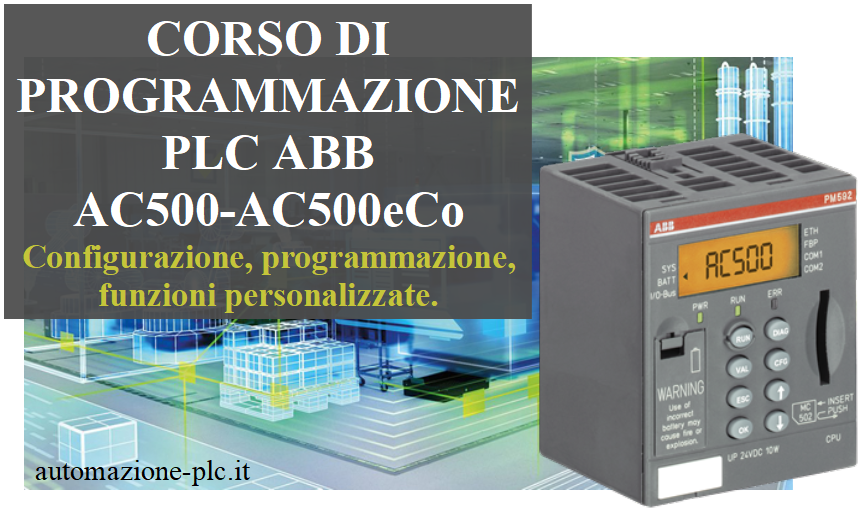 Corso di programmazione PLC ABB AC500 e AC500-eCo