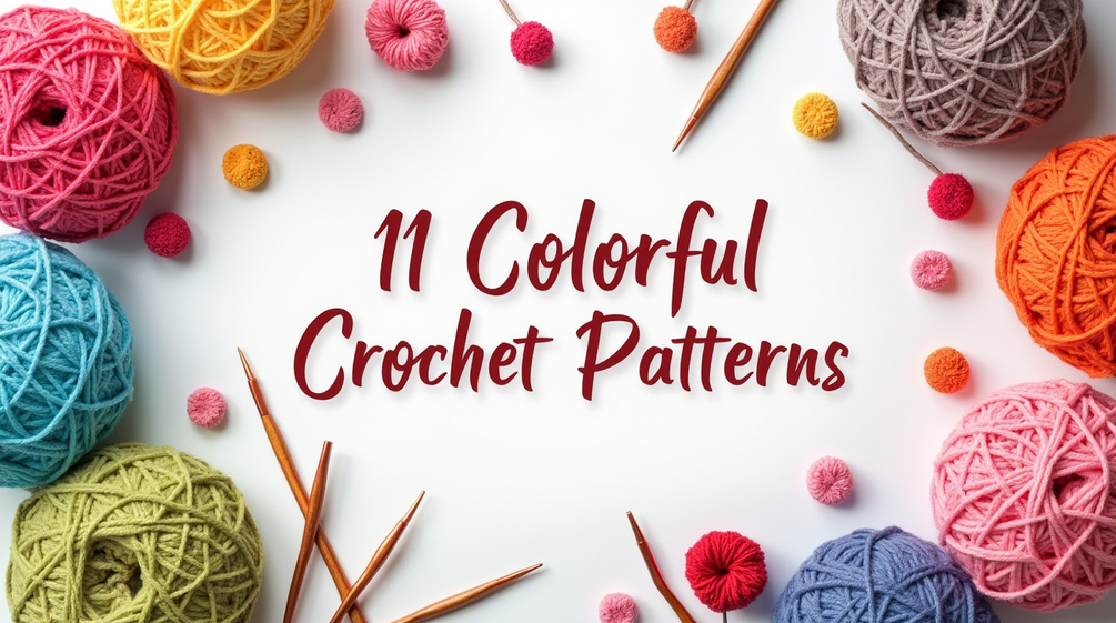 11 Colorful Crochet Patterns