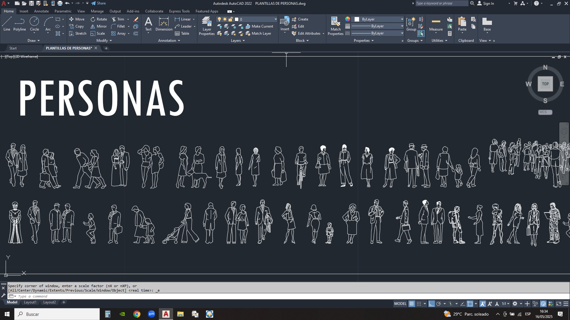 Pack de Plantillas de Personas en AutoCAD (+200 Bloques DWG Listos para ...