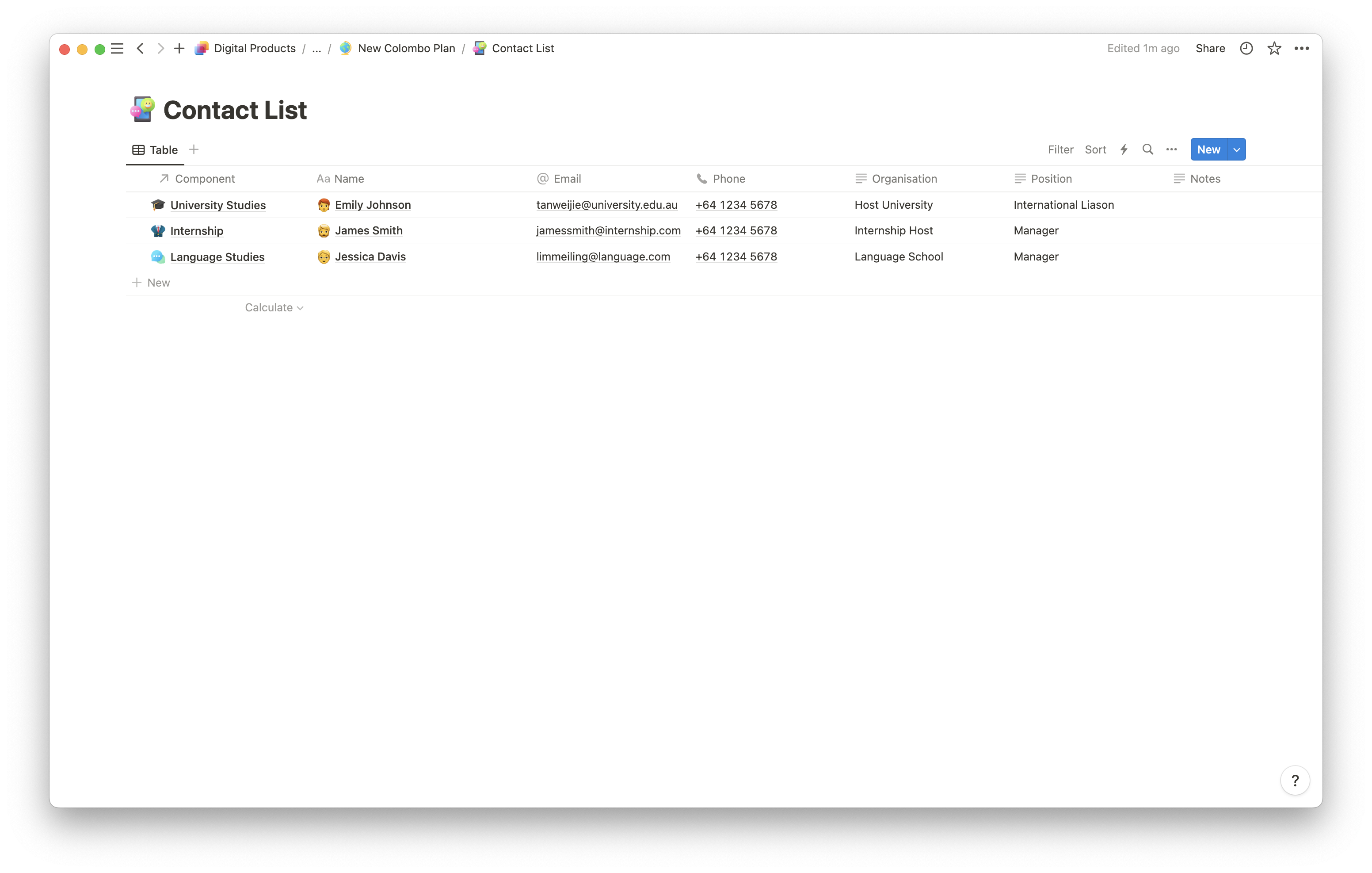 Ultimate Scholars Abroad Notion Template for New Colombo Plan Scholarship