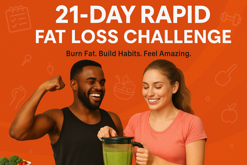 21-Day Rapid Fat Loss Challenge: Meal Plan, Workouts & Habit Tracker