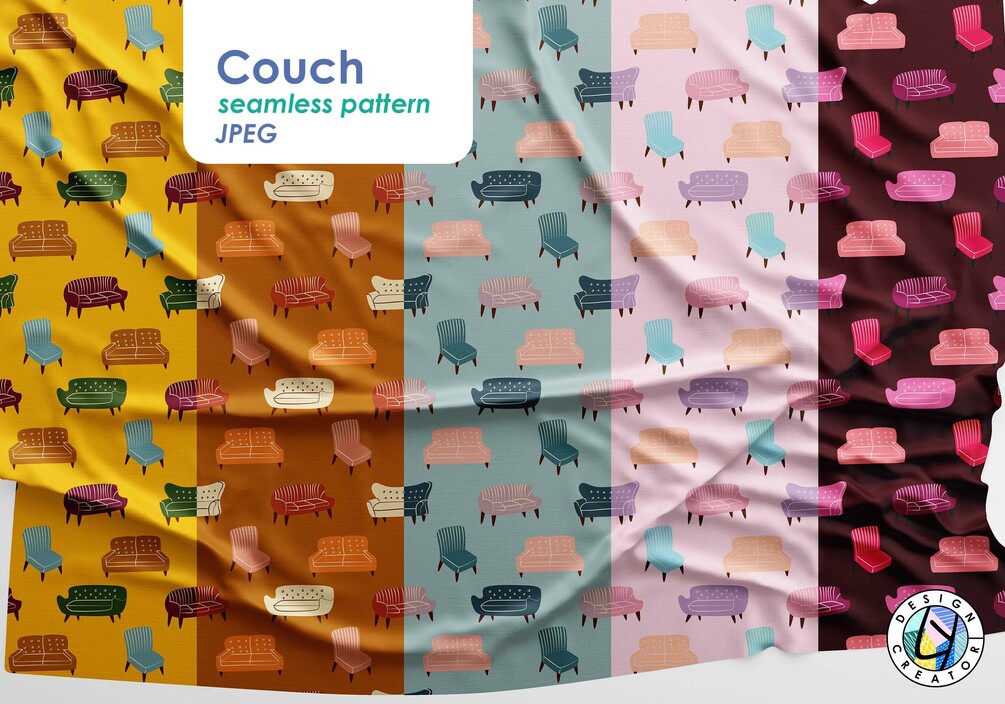 Couch Seamless Pattern