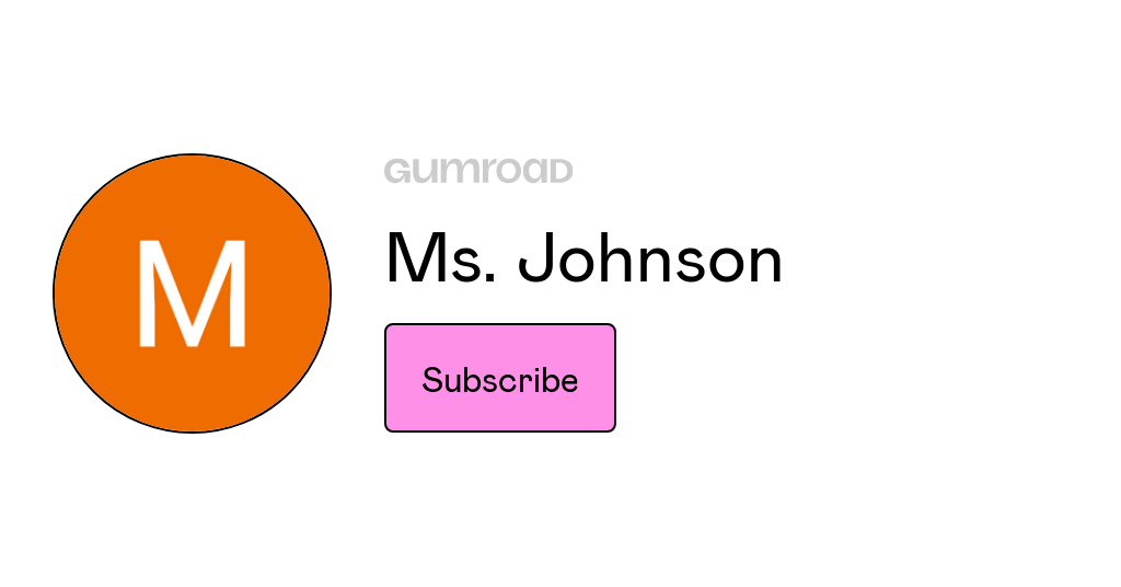 Ms. Johnson