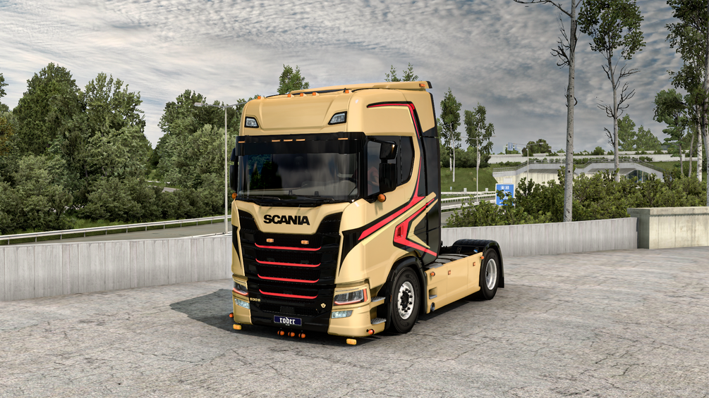 Scania S NextGen Gold edition Skin