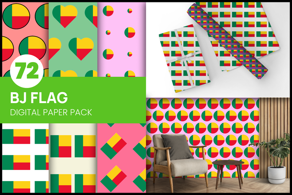 BJ Flag Seamless Patterns