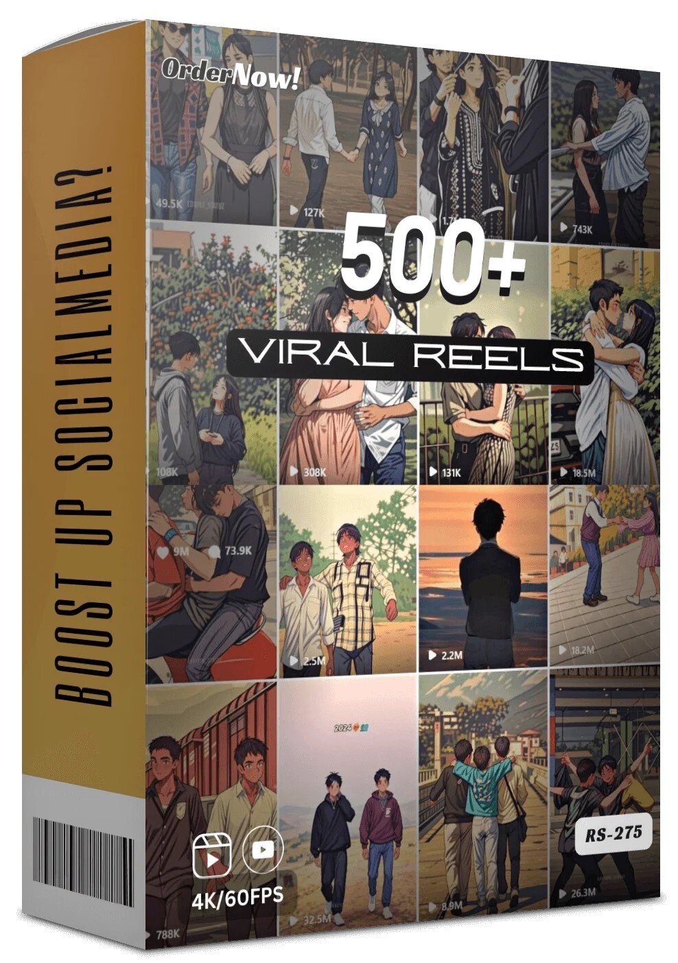 500+ Anime Reels Bundle.