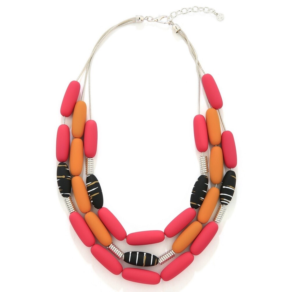 Elegant Mustard/ Red Colour Fashion Chain