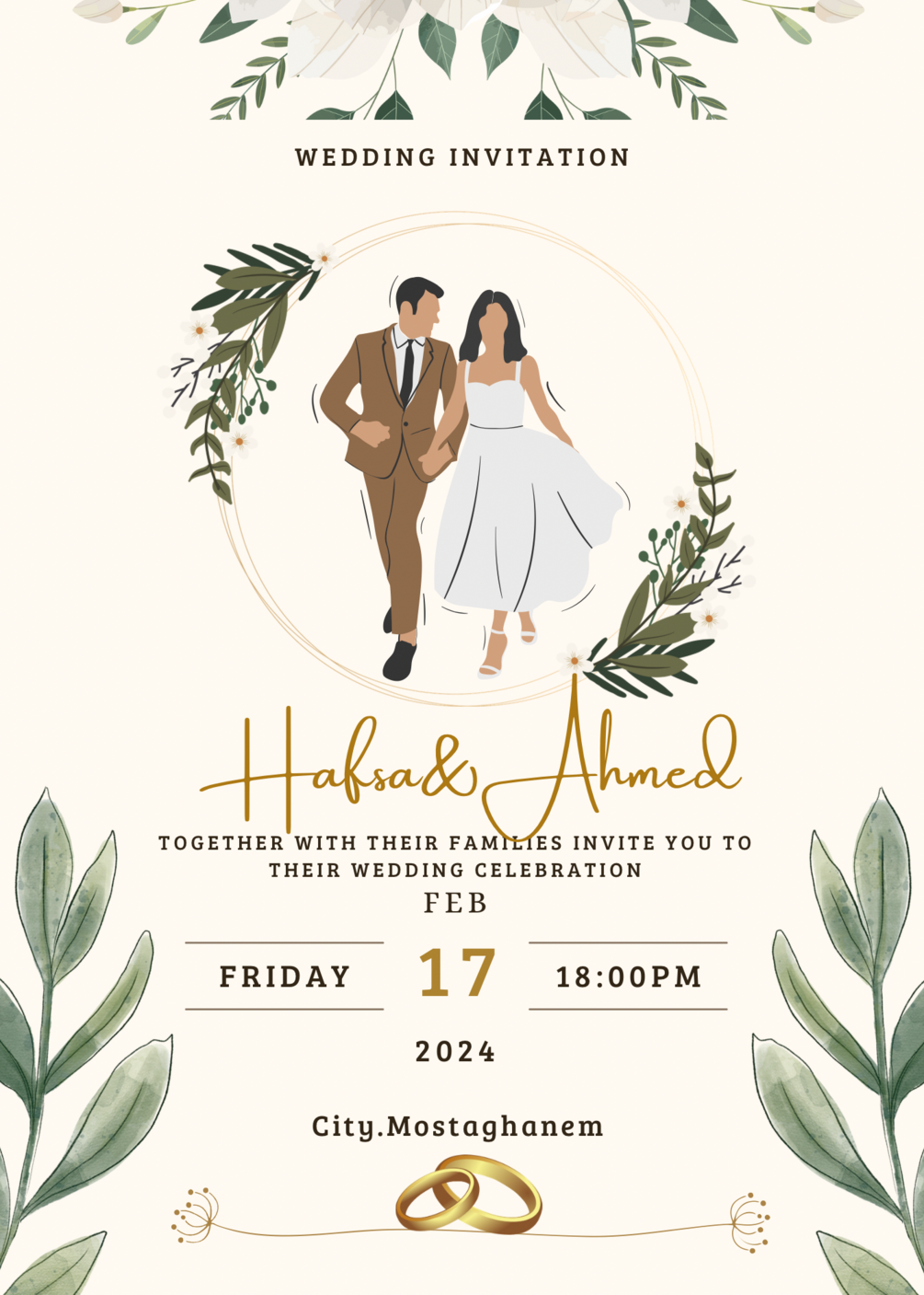 Design cart invitation and publicity