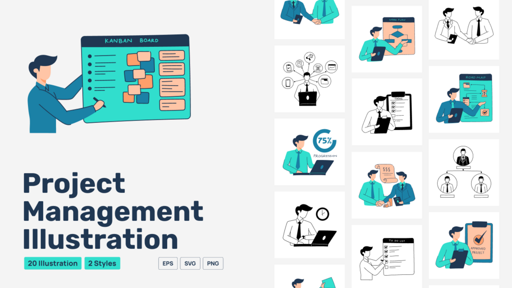 Tosca Project Management Illustration