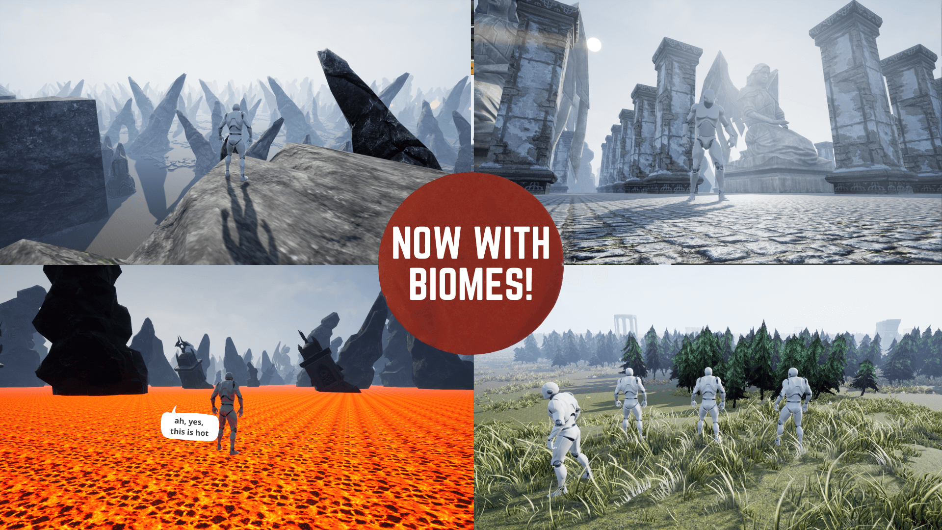 Multiplayer Endless Random Worlds (With Biomes)