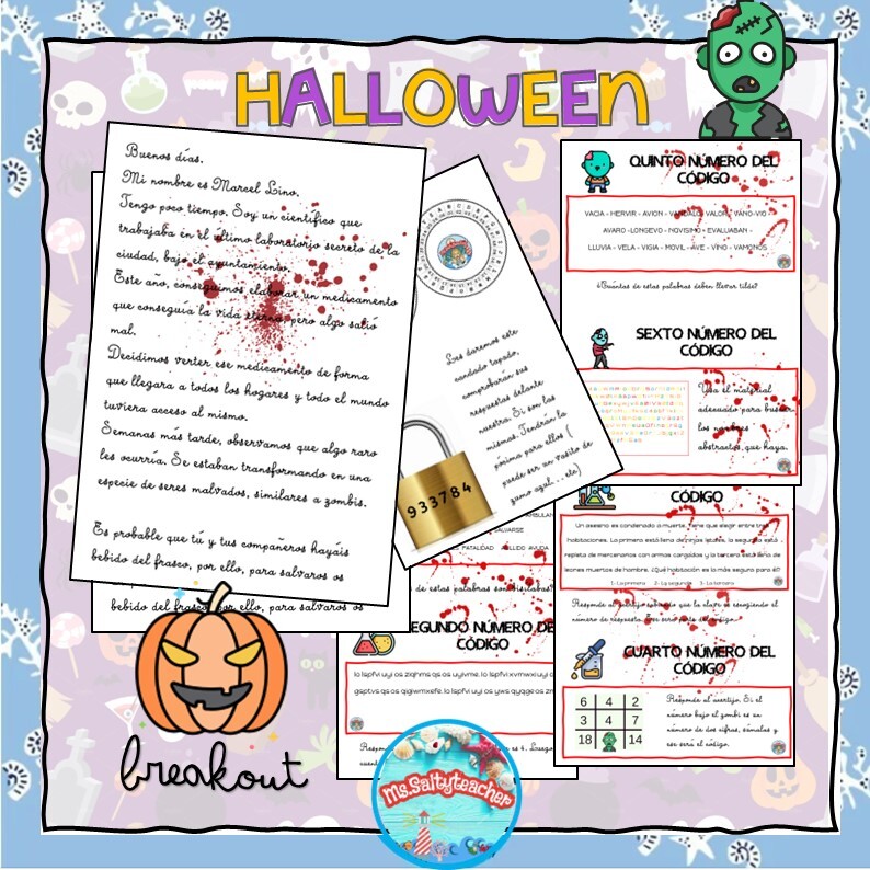 HALLOWEEN BREAKOUT 4º,5º Y 6º