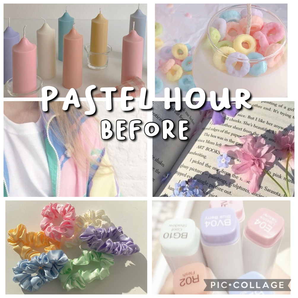 𝐩𝐚𝐬𝐭𝐞𝐥 𝐡𝐨𝐮𝐫.