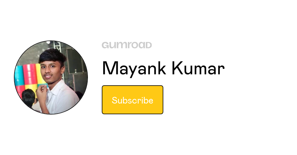 Mayank Kumar