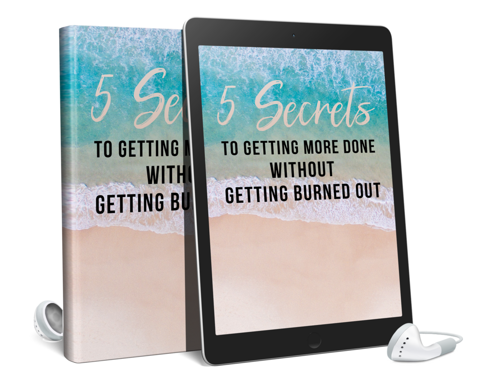 5 Secrets To Getting More Done Without Burning Out AudioBook And Ebook