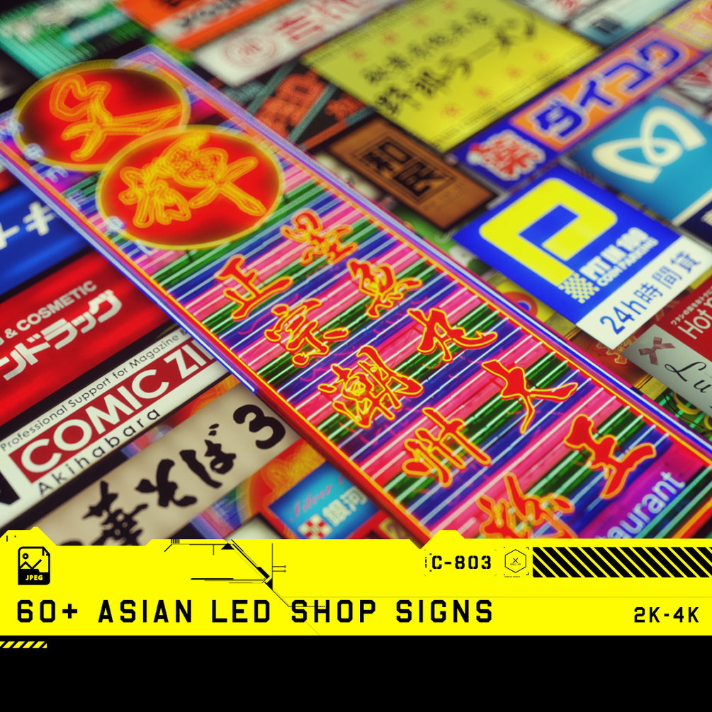 60+ Asian LED Neon Signs