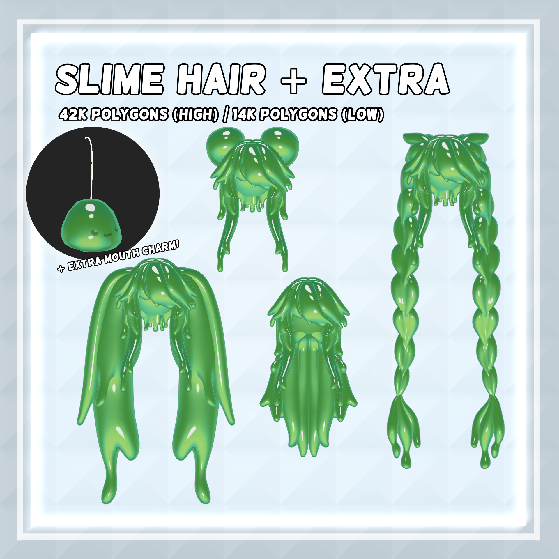 LF Slime Hair + Extra - VRChat Asset by SoupBubble | RipperStore Forums
