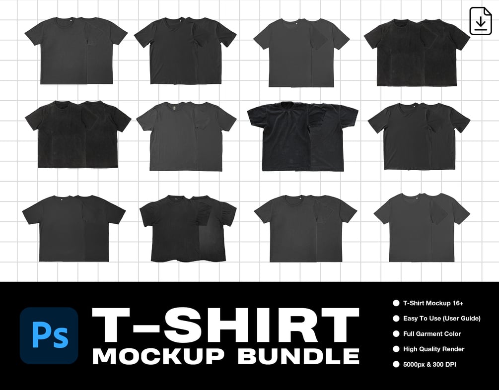 T-Shirt Mockup Bundle