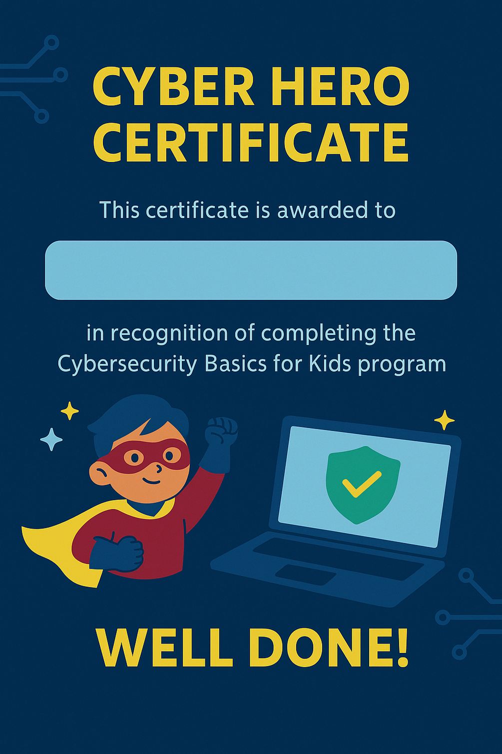 Cyber Hero Academy: Internet Safety Workbook for Kids