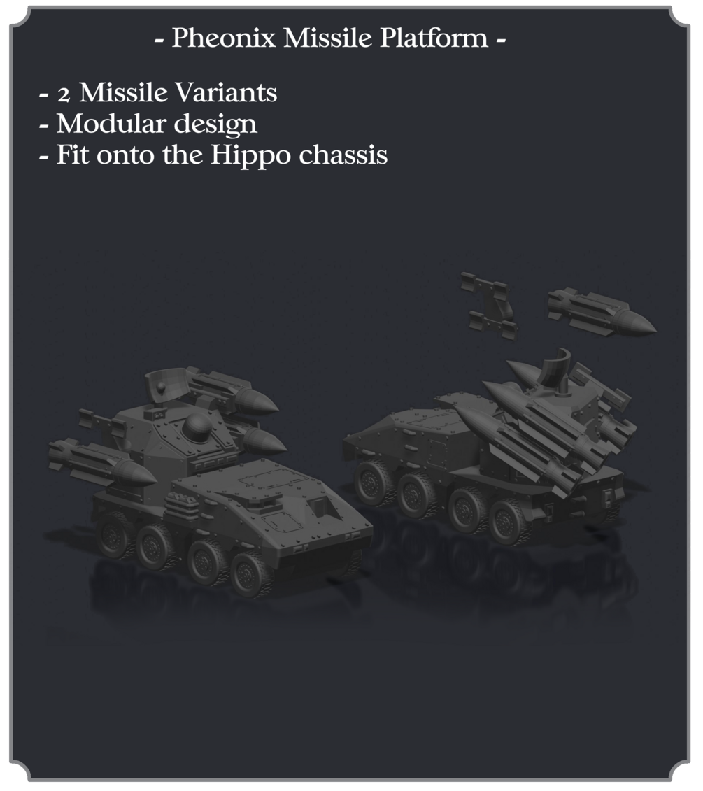 Phoenix Anti Aircraft Missile Platform Set