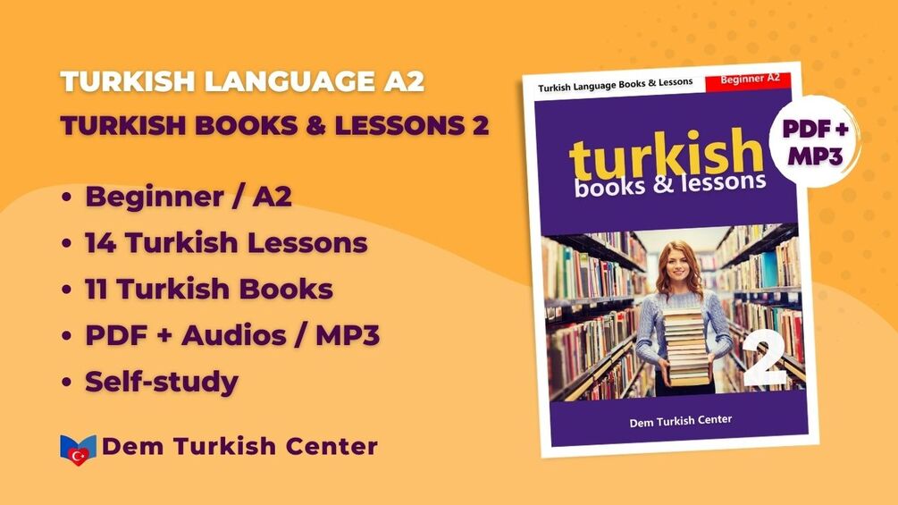 Turkish Language Books & Lessons 2 A2 (PDF + MP3)
