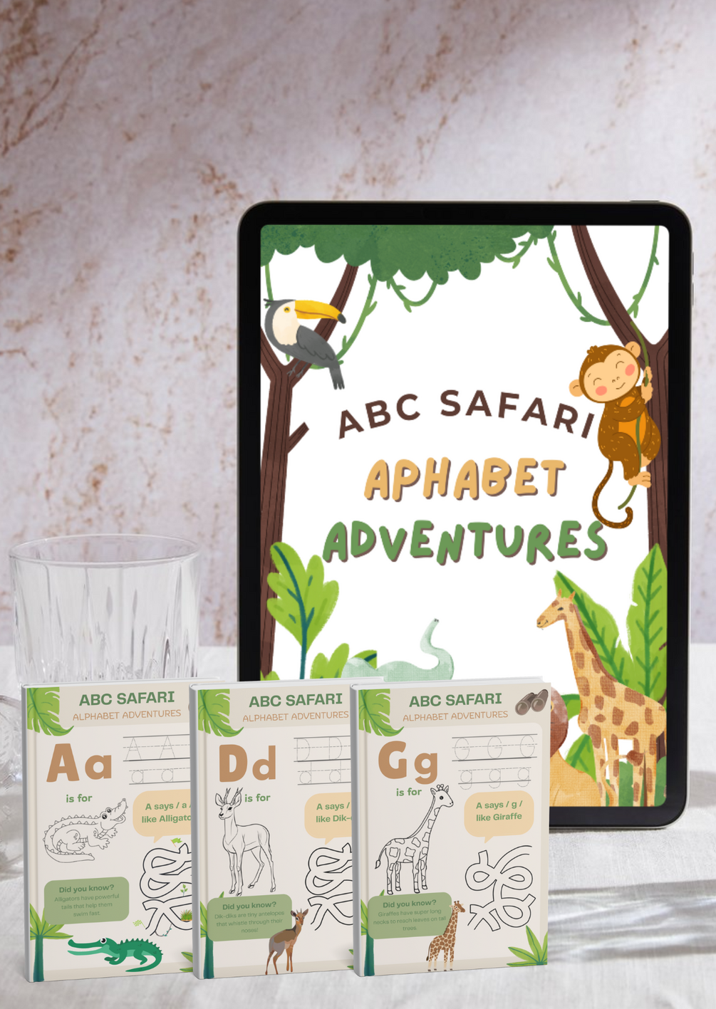 ABC SAFARI: ALPHABET ADVENTURES (3-6 years old)