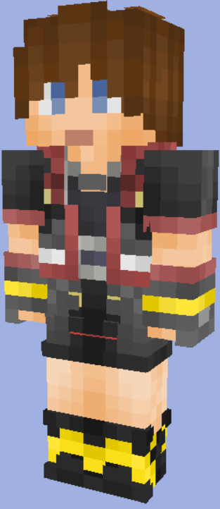 skin Minecraft Sora de la serie Kingdom hearts