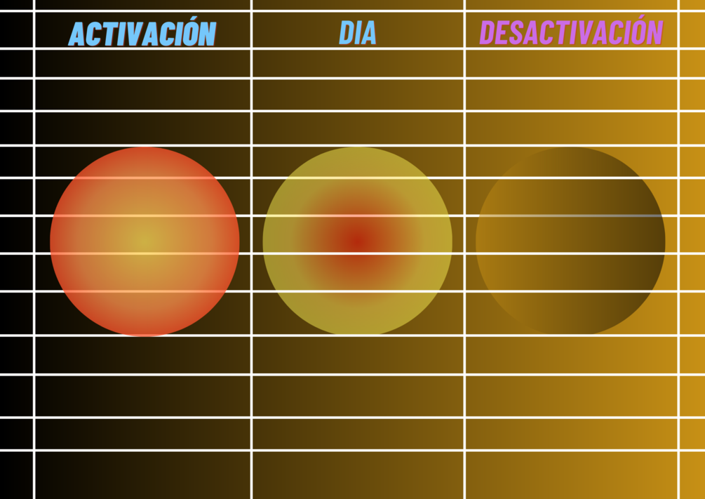 Activacion dia y desactivación