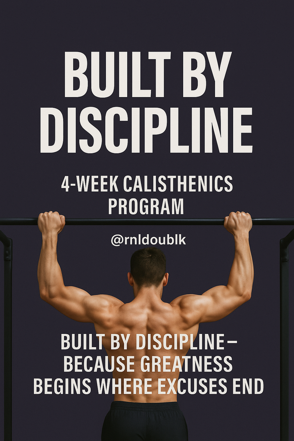 Built By Discipline 4 Week Course 💪🏾