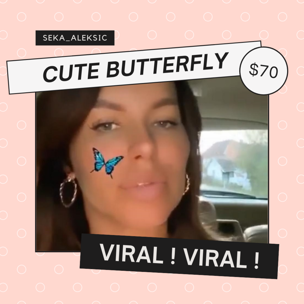 Spark AR - CUTE BABY BUTTERFLY