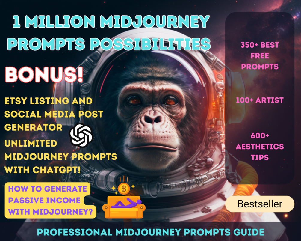 Ai Professional Midjourney Prompt Guide Midjourney Ai Art Etsy