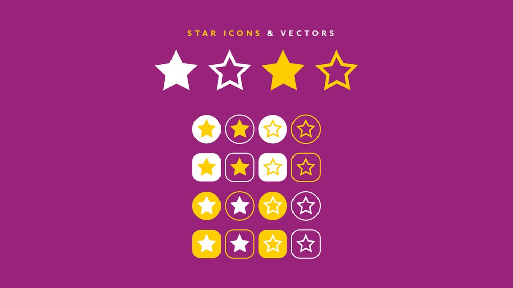 Multiple Star Icons