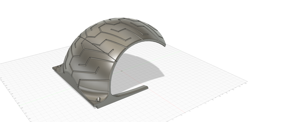 Treaded Onewheel Fender for Plus and XR - SPLIT BASE