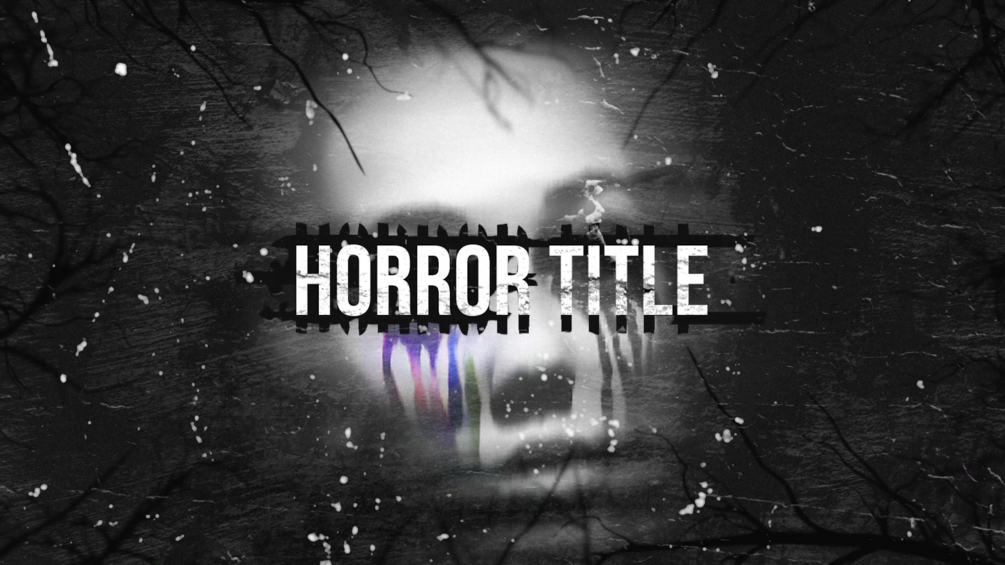 Horror Title Animation - Premiere Pro Template