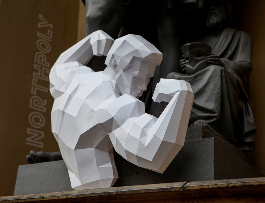 Papercraft Arnold Schwarzenegger: Double biceps from behind, Pdf, Gurko ...