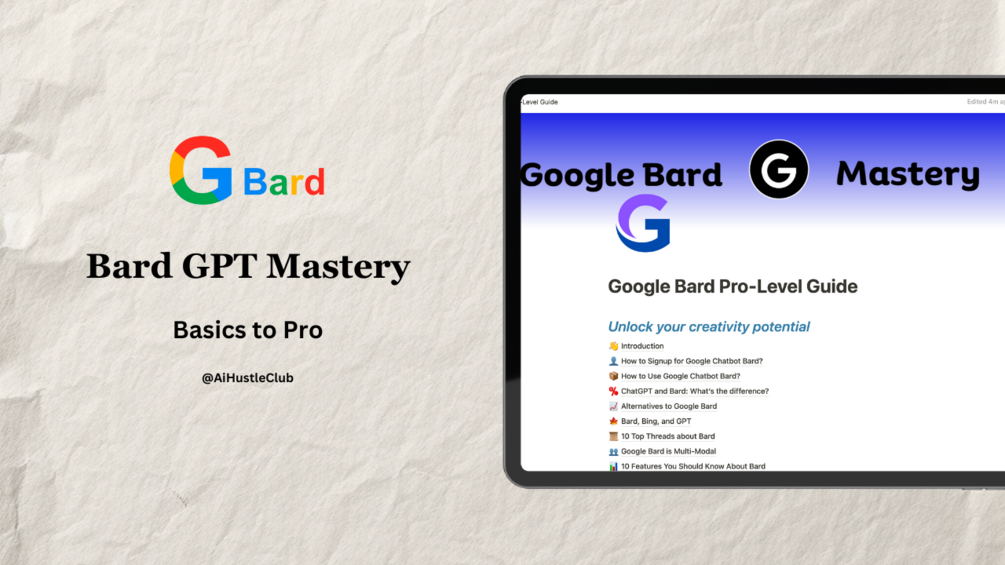 Google Bard GPT Mastery