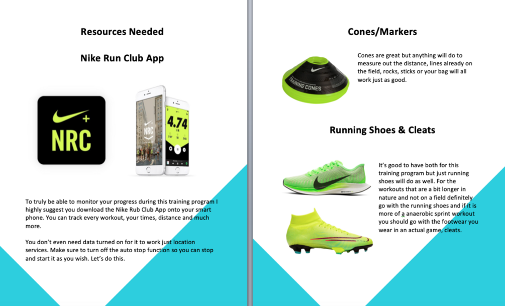 Pro Pre-Season Soccer Conditioning Program