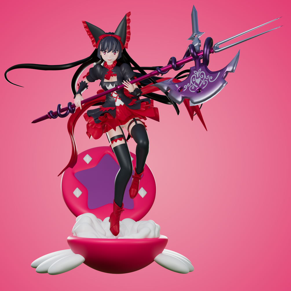 Rory Mercury Anime - 3D Print Model