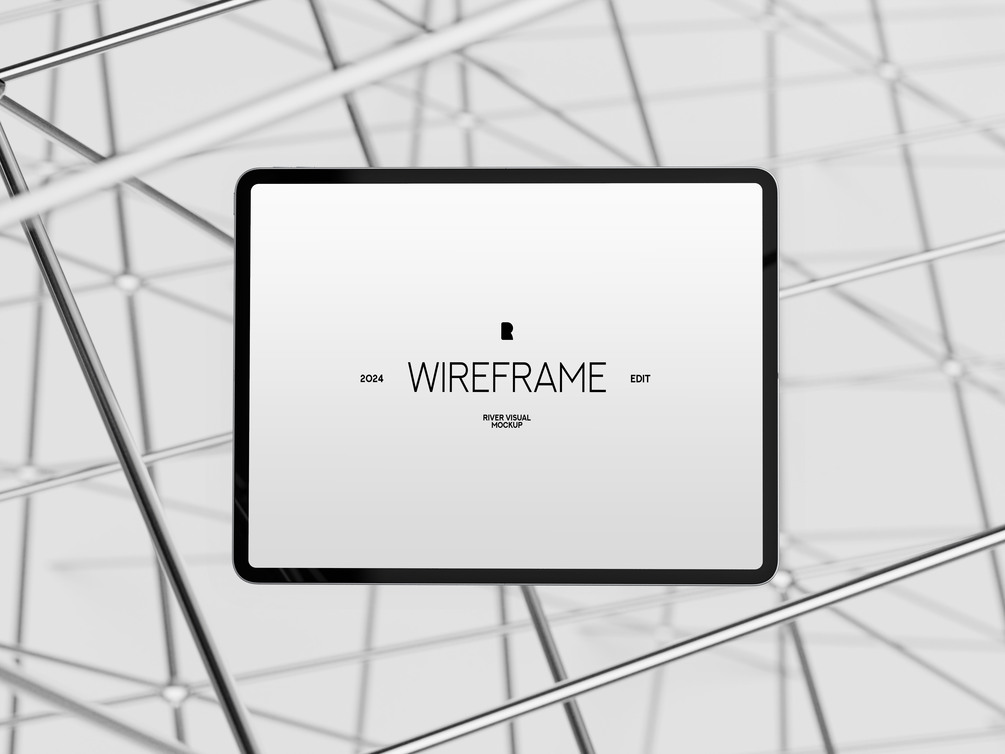 iPad Pro - Wireframe Mockup N4