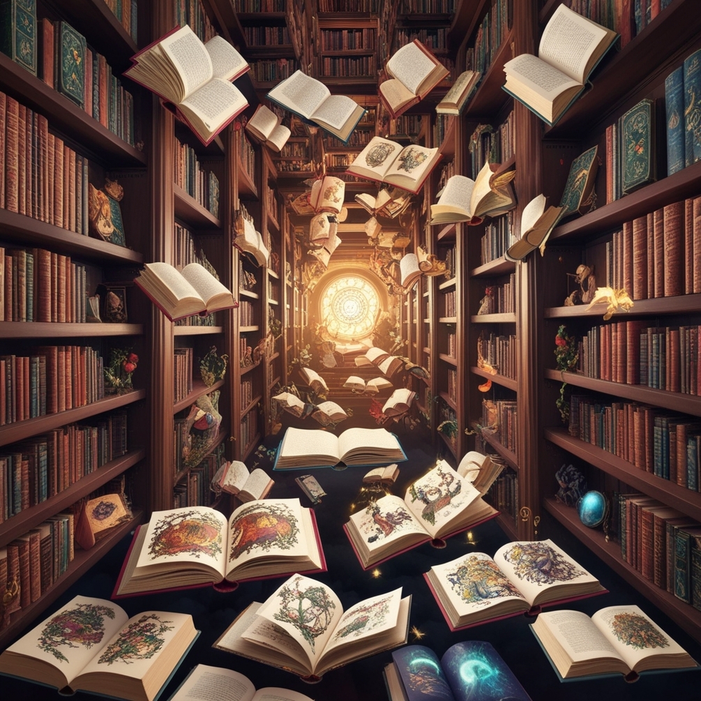 Mesmerizing Abstract Illustrations of Books – A Journey of Imagination ...