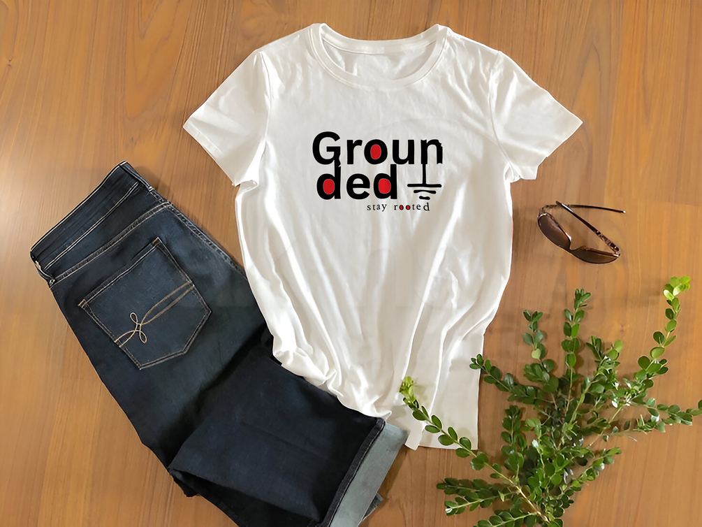 Grounded Stay Rooted SVG | T Shirt Design
