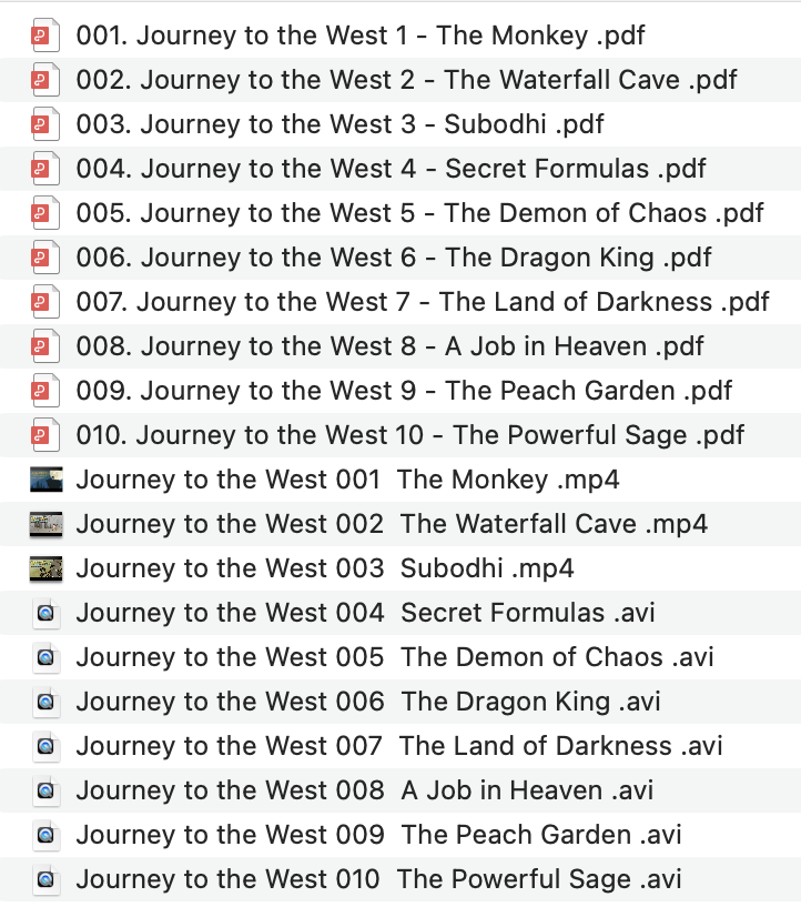Series 01 "Journey to the West" - A Chinese National Epic Mythological ...
