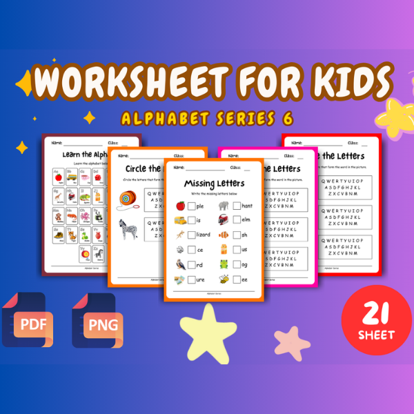 Alphabet Series Kids Worksheets