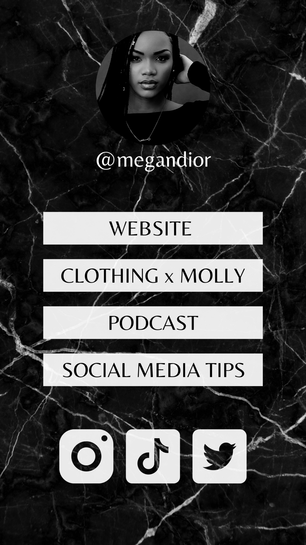 Minimalist Bio Link Template