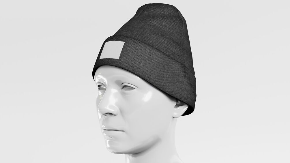 Beanie Hat Cap Winter - Black | WOLVES STUDIO