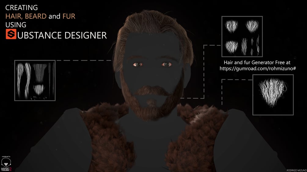 Hair and fur Generator - Substance Designer