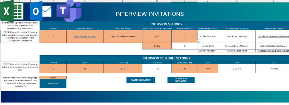 Interview Scheduling Automation Tool and Tracker