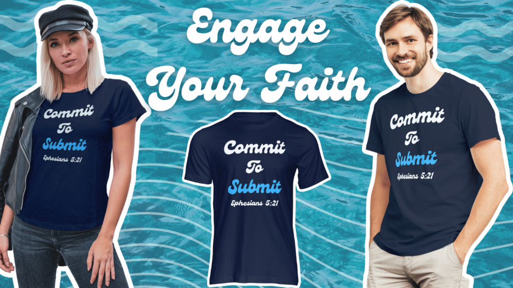Commit To Submit (Navy)