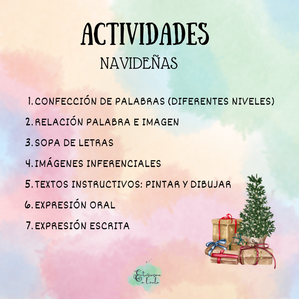 SÚPER PACK DE NAVIDAD LENGUA