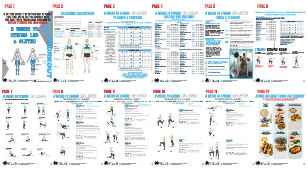 8 weeks to strong leg & glutes for women
